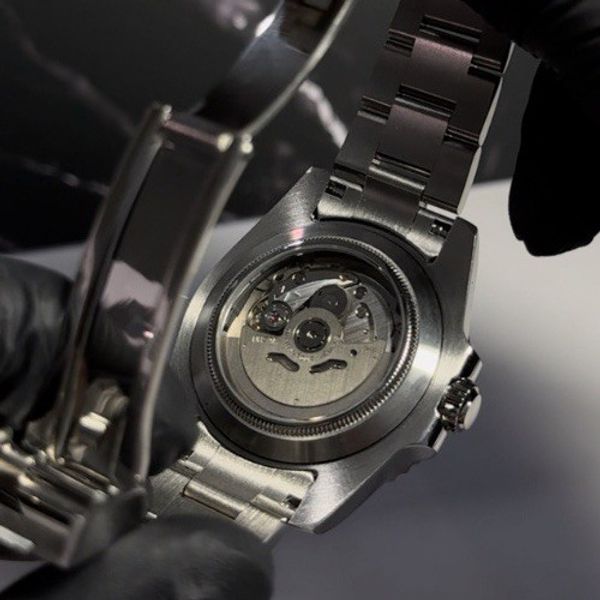 40mm Batman GMT Seiko ModNH35 Automatic Clear Case Back - Luminous Dial ...