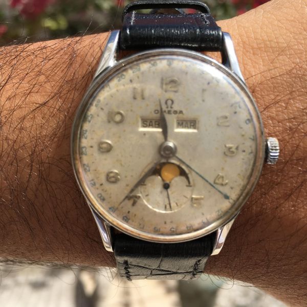 [WTS] Rare Omega Cosmic Triple Date Moonphase 2471-3 - Original Dial ...