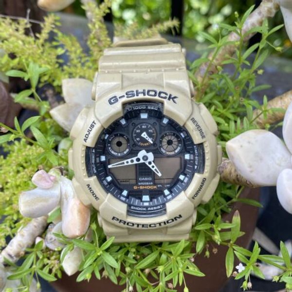 CASIO G-Shock GA-100SD Desert Beige Watch Untested | WatchCharts ...