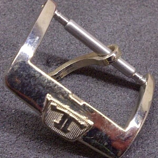 Original Jaeger LeCoultre Buckle 2 Fibbia 14mm inner Stainless Steel ...