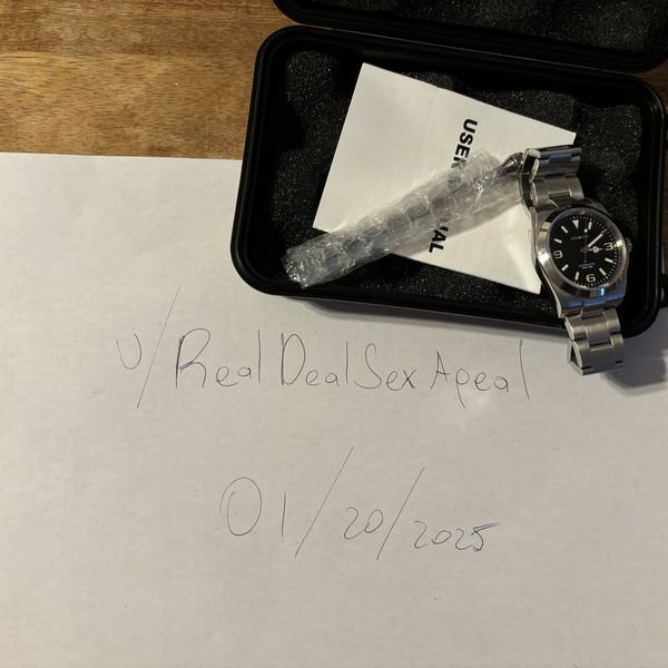 [WTS] Cronos Explorer Homage 36mm NH35 movement | WatchCharts Marketplace