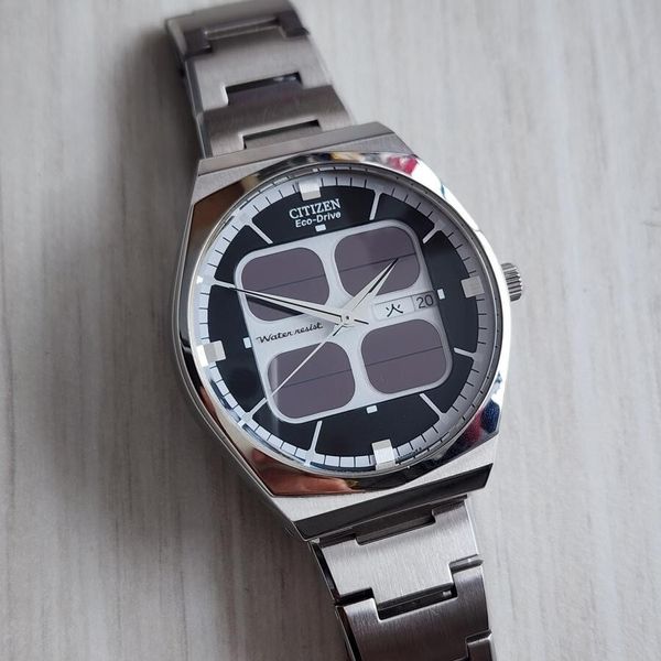 RARE Citizen Crystron Reissue Eco Drive VO10-6641 JDM Men Watch ...