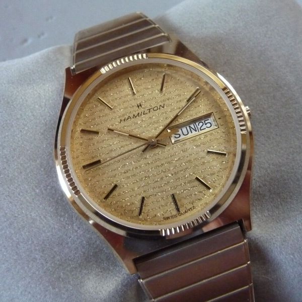 Men's vintage Hamilton Quartz Wristwatch "Kelly II" Model 8640 ...