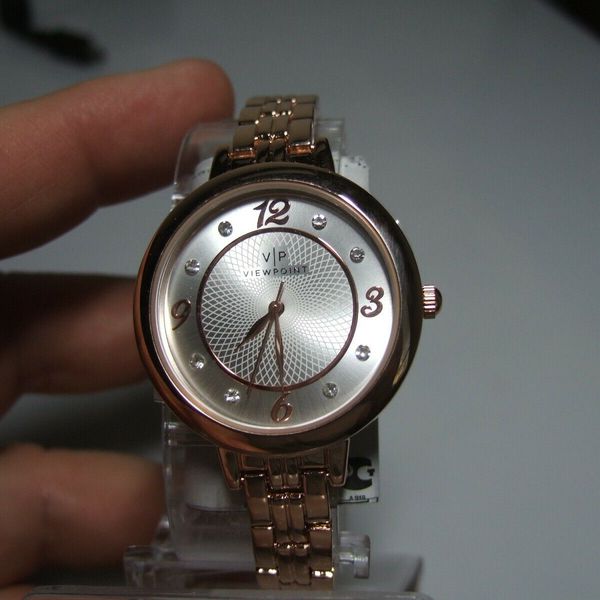 New Timex Crystal VIP Viewpoint Rose Gold Women's Watch | WatchCharts