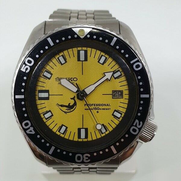 SEIKO Scuba Diver 150 m 7002-7000 Automatic Yello - 42 mm - TOP ...