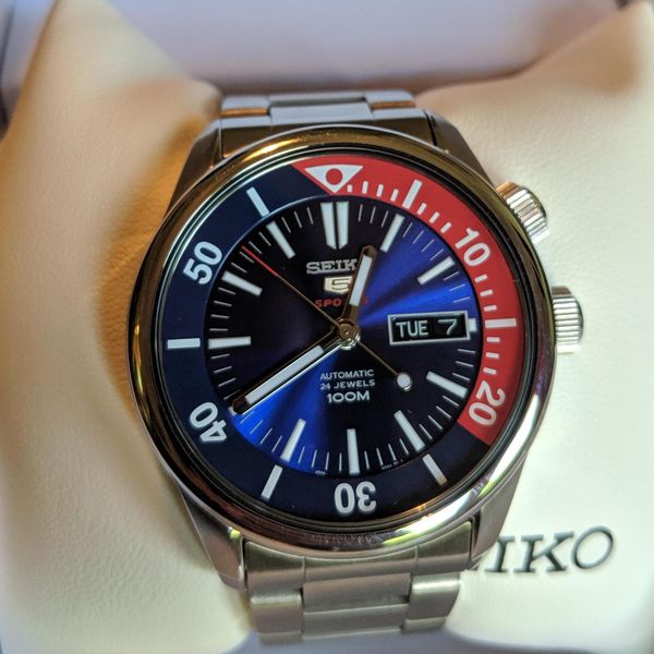 [WTS] Seiko SRPB025 - Super compressor style, blue Pepsi | WatchCharts
