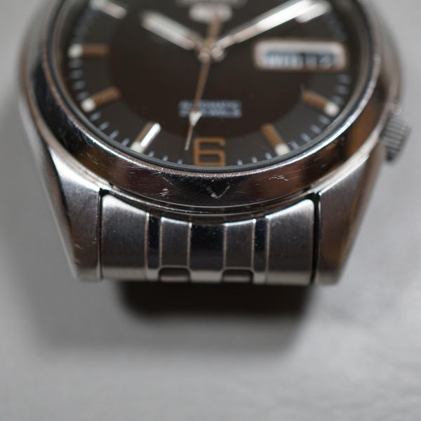 [WTS] Seiko 5 SNK393 7S26 Black Textured Dial Automatic Watch - $95 ...