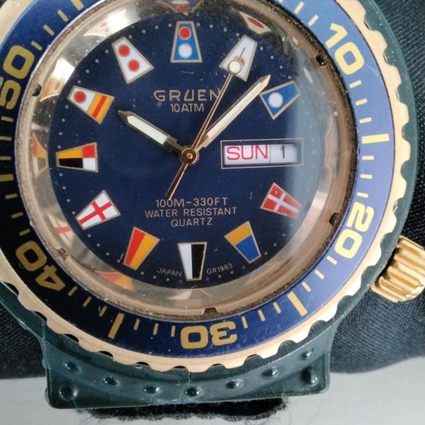 Gruen Nautical Flag 320-2105 Watch | WatchCharts Marketplace