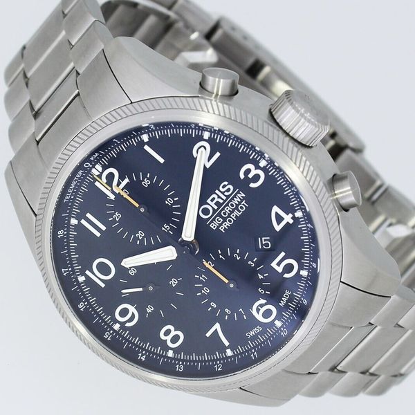 MONTRE ORIS BIG CROWN PROPILOT CHRONOGRAPHE 44mm BOITE PAPIER rÃ©f. 01 ...