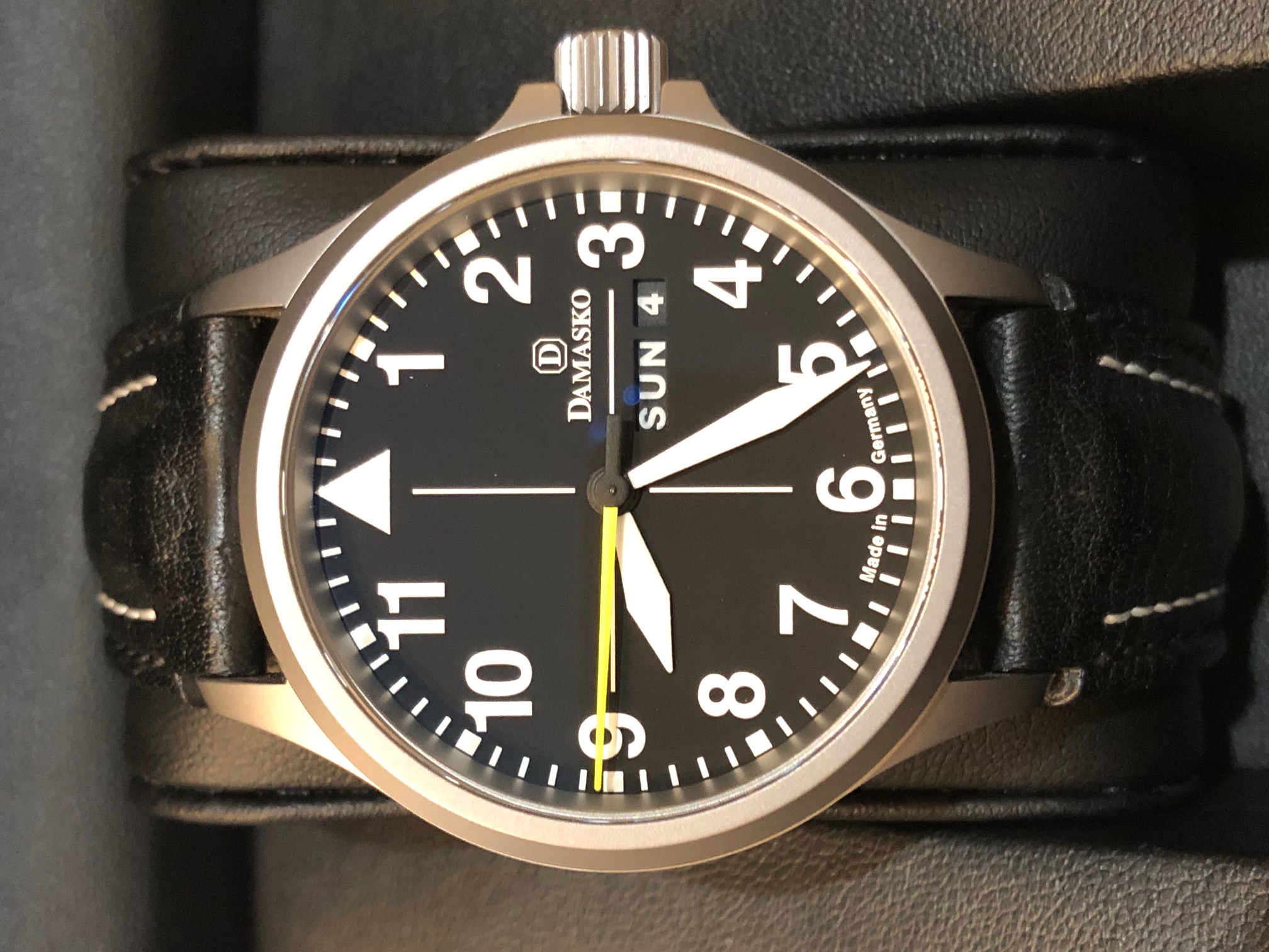 FS: DAMASKO DA36 on Black Leather Strap | WatchCharts
