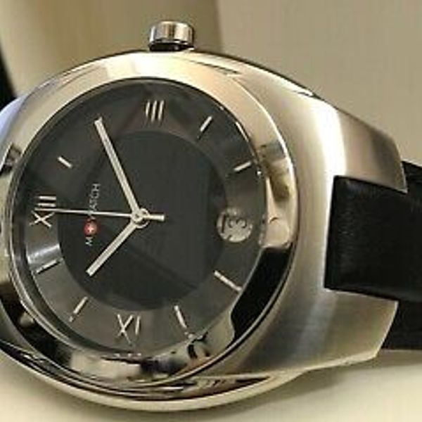 Elegant Luxury Men's Watch M-WATCH by MONDAINE Swiss Made Stainless ...