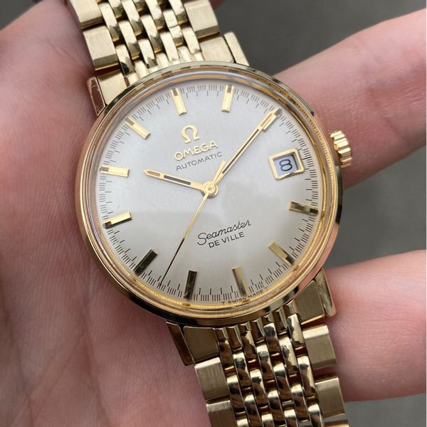CNY???? Ultra Rare Omega Seamaster De Ville 14k Gold Filled ‘Technical ...