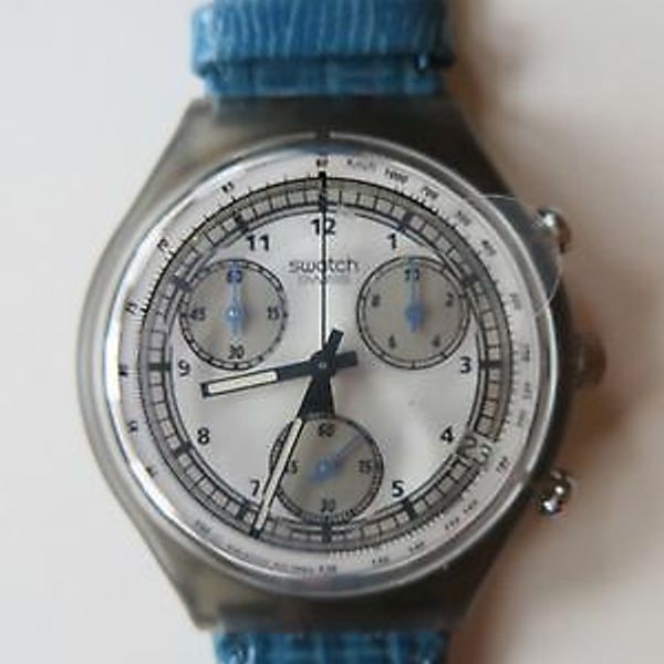 Vintage Swatch Ice Cube SCM402 Chrono Watch | WatchCharts