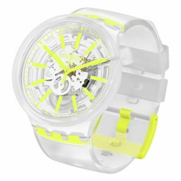 Swatch Big Bold Yellow in Jelly SO27E103 Neue Kollektion 2020 ...