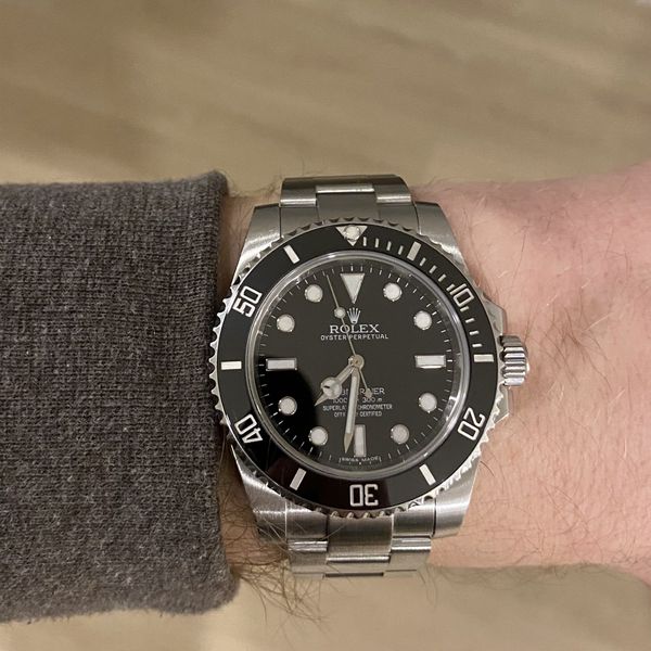 [$8,500 USD] Rolex Submariner 114060 (Box, Papers, Receipt) | WatchCharts