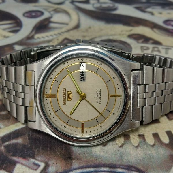 RARE SEIKO 5 AUTOMATIC 17 JEWELS-MADE IN JAPAN RETRO WATCH,REF-7009 | WatchCharts Marketplace