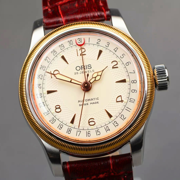 Overhauled Vintage Near MINT ORIS Big Crown 7551 Men's Automatic Watch ...