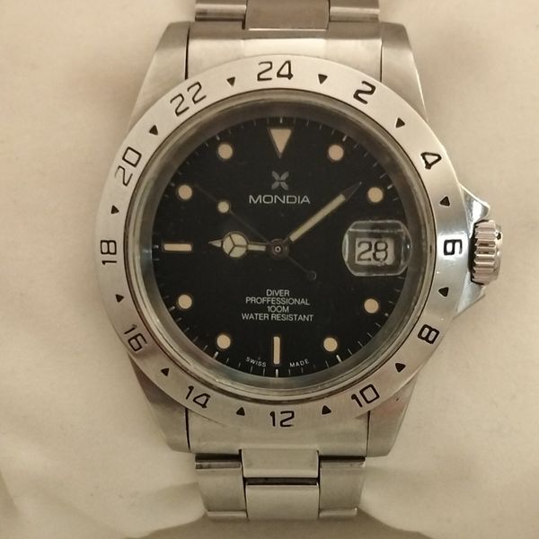 Mondia Zenith Icon Explorer vintage automatic anni 80 full set! | WatchCharts Marketplace