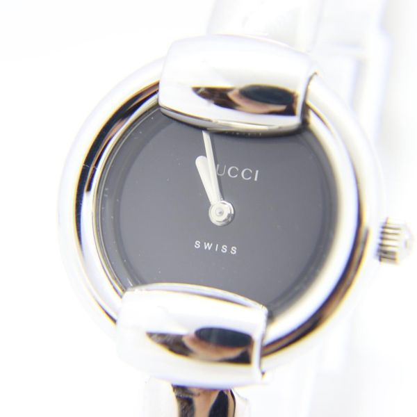 Gucci 1400L Watch Quartz Ladies 25mm Black Swiss Made Round Vintage ...