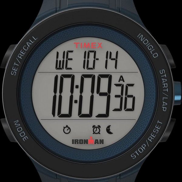 Timex Ironman T200 Mens 42MM Indiglo Watch Chrono Alarm Day-Date Month ...