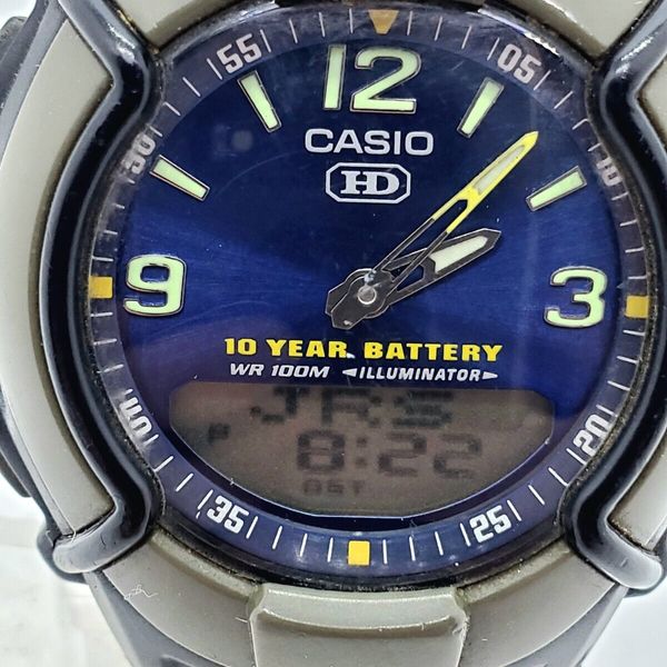 Casio HD 30 HDC 600 Telememo Mens Analogue Digital Watch Working ...