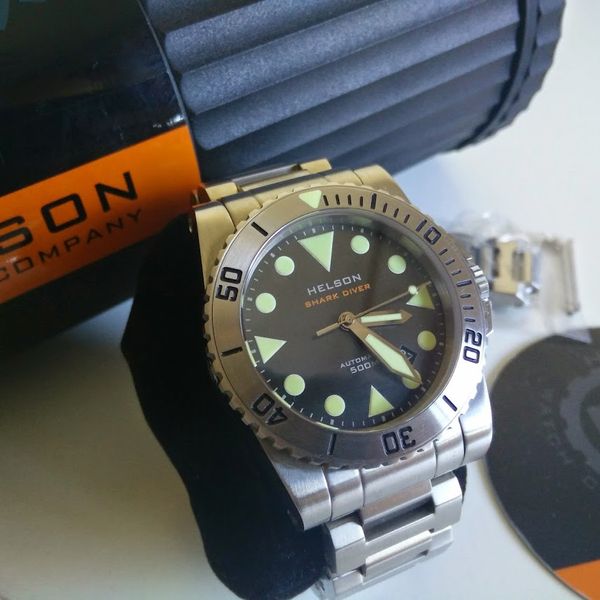 FS: Helson SharkDiver 500 M - Gray Dial - In Europe !! | WatchCharts ...