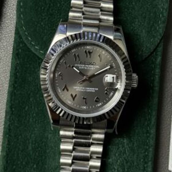 Seiko Mod - Wolf Grey | WatchCharts Marketplace