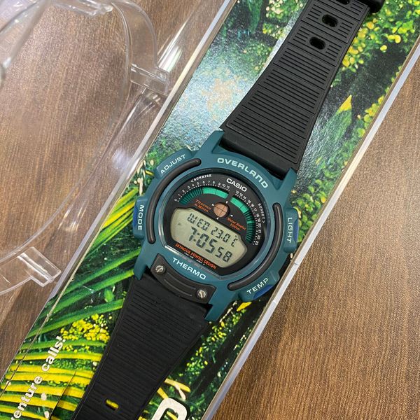 Casio W-910-1V Thermo Overland Rare Vintage Digital Watch NOS NIB ...