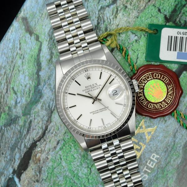 NOS 2002 Rolex Datejust Ref. 16220 - Stickered Complete Collector's Set ...