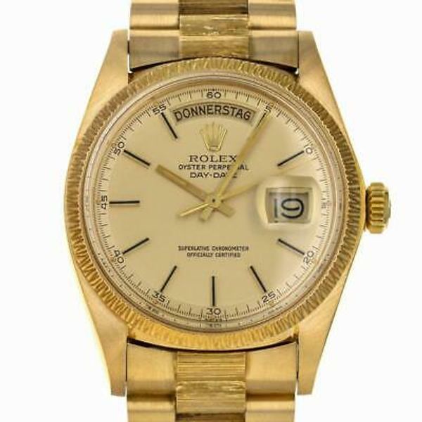 Rolex Day-date 1807 Gold 36.0mm Watch | WatchCharts Marketplace