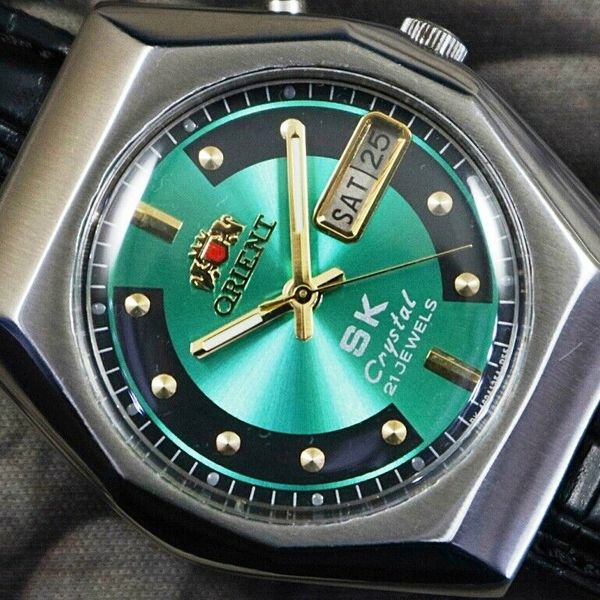 ORIENT SUPER KING CRYSTAL AUTOMATIC CAL.46943 MEN'S JAPAN VINTAGE WATCH ...