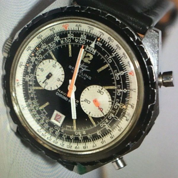 Lot 2 Vintage Breitling Navitimer Chrono-matic Ref 1806 Bezel ...
