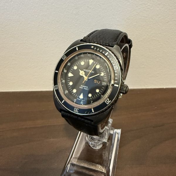 RARE Vintage Bulova Accutron Depth Gauge Watch Depthometer Diver 1990 ...