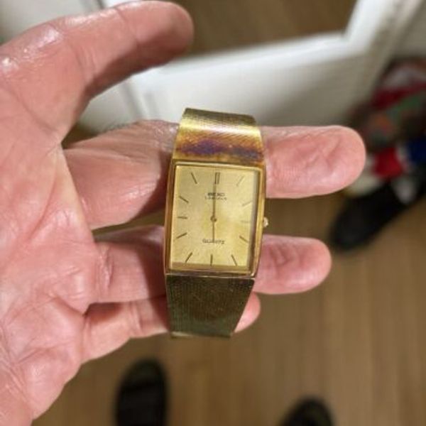 SEIKO LASSALE ULTRA THIN MEN GOLD Tone BRACELET WATCH JAPAN For PARTS/REPAIR | WatchCharts ...