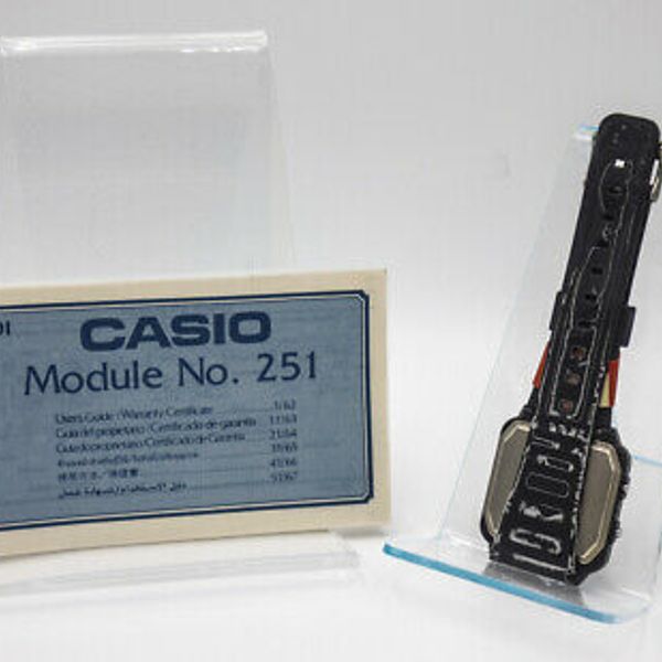 CASIO GC-7 - COSMO FLIGHT Game Watch Module 251 - NOS ORIGINAL BAND ...