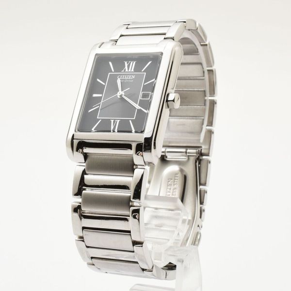 Overhaul CITIZEN E011-S045193 ECO-DRIVE Watch Solar Calendar Square ...