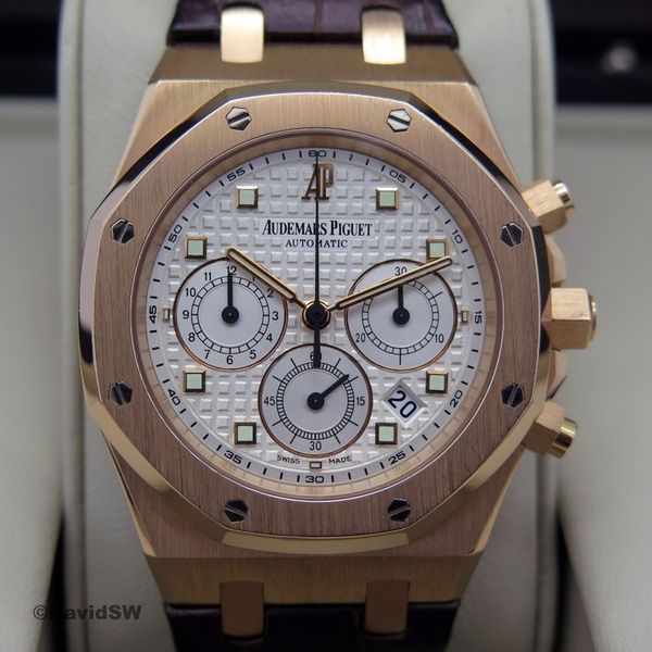 FS: Audemars Piguet 26022OR.OO.D088CR.01 ROYAL OAK 39MM CHRONOGRAPH-18K ...