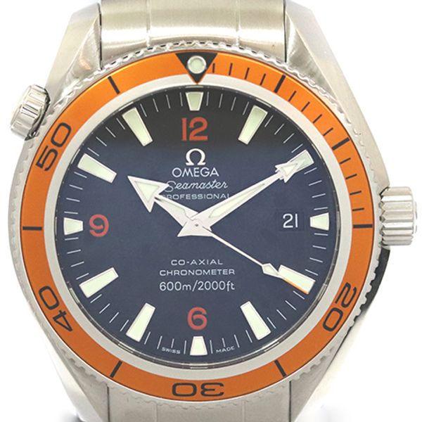 OMEGA Omega Seamaster Planet Ocean Co-Axial Watch Navy Dial Self ...