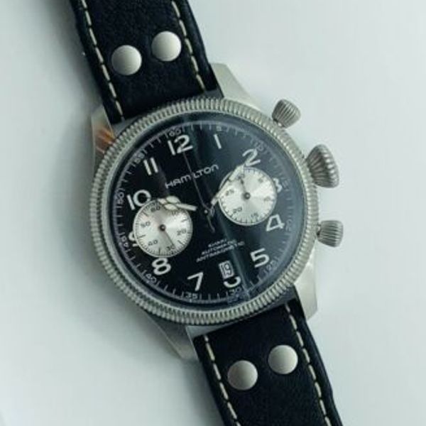 HAMILTON Khaki Field AUTOMATIC Chronograph Mens Watch H604160 42 MM ...