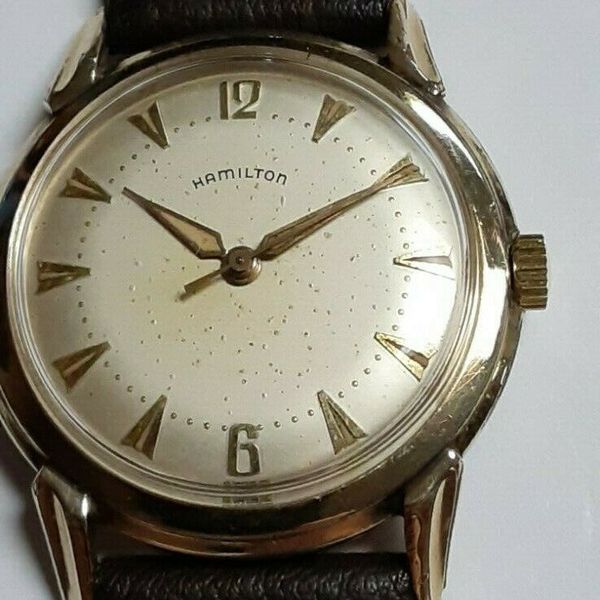 Hamilton ,Viking Model ,(1961),10K RGP Bezel,Swiss Made,Cal.671,17 ...