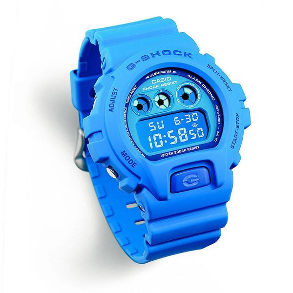 RARE LIMITED EDITION G-SHOCK DW-6900-MM2 BLUE SMURF CRAZY COLORS ...