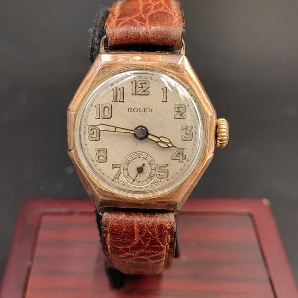 Rolex 100 Years old 9K Gold Serial No.101720 Cushion | WatchCharts ...