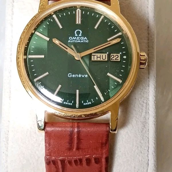 Vintage Omega Geneve Automatic Caliber 1022 Day Date 20 Microns Men's ...