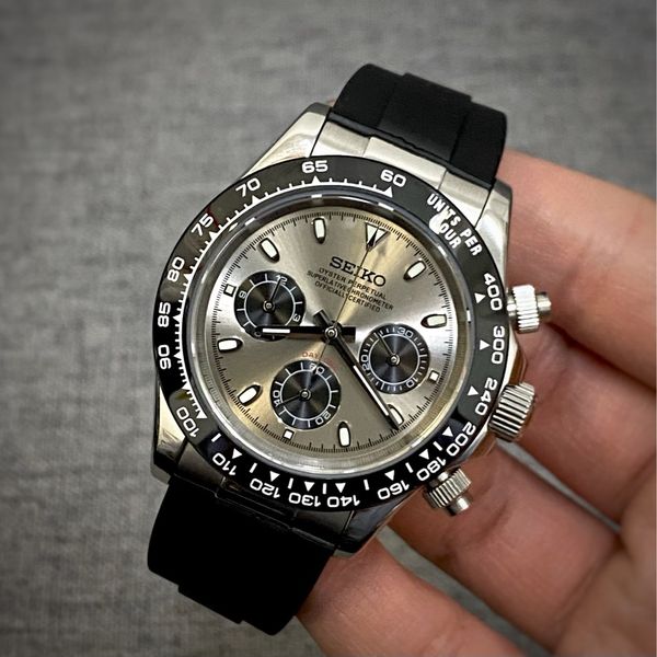 [INSTOCK] Seiko Ghost Daytona Chronograph Modded Watch | WatchCharts ...