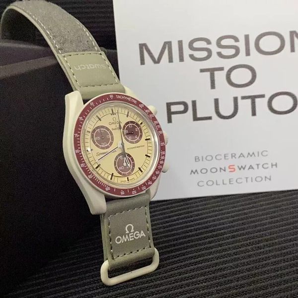 NEW Swatch x Omega Moonswatch Mission To PLUTO Watch - With Box ...