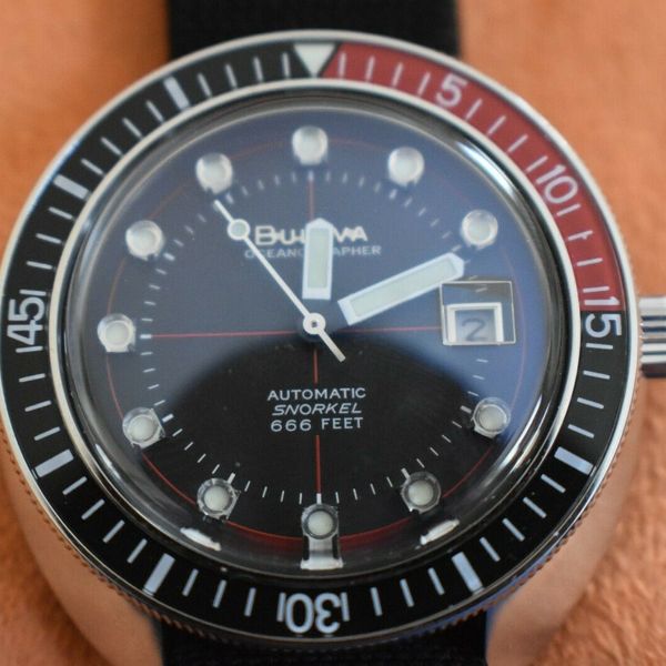Bulova Oceanographer Devil Diver Black/Red 98B320 | WatchCharts
