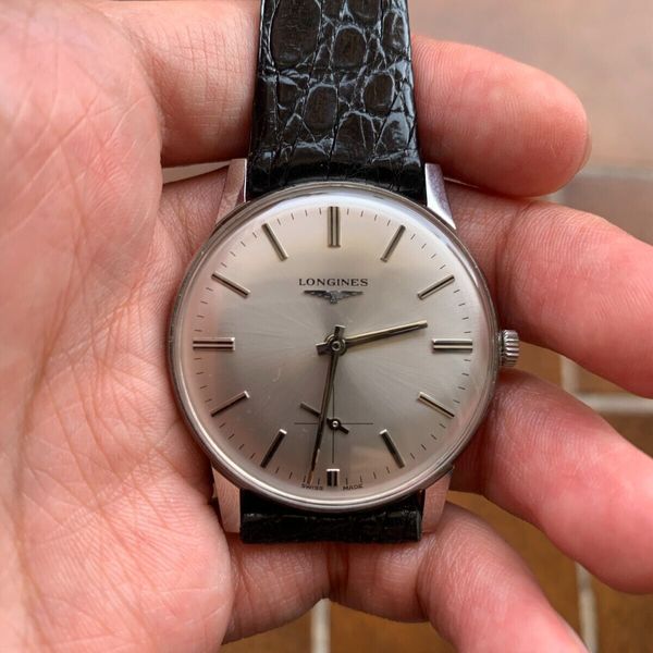 Longines, manual winding, gray dial | WatchCharts Marketplace