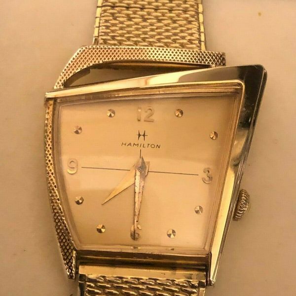 Hamilton Flight II Watch 770 Movement 22 Jewel circa 1960 10K YGF ...