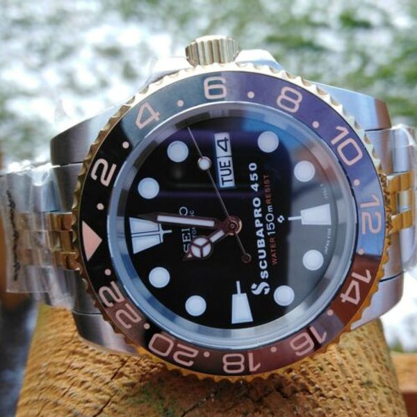 Seiko Divers Root Beer Watch Mod Silver/Gold! | WatchCharts