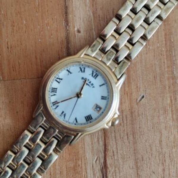 Rotary Ladies used quartz watch in worn condition. New battery, working ...